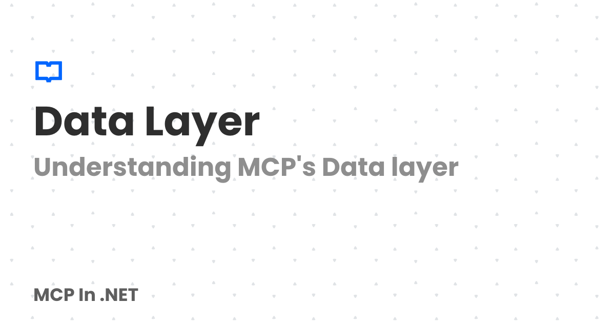 Data Layer | MCP In .NET